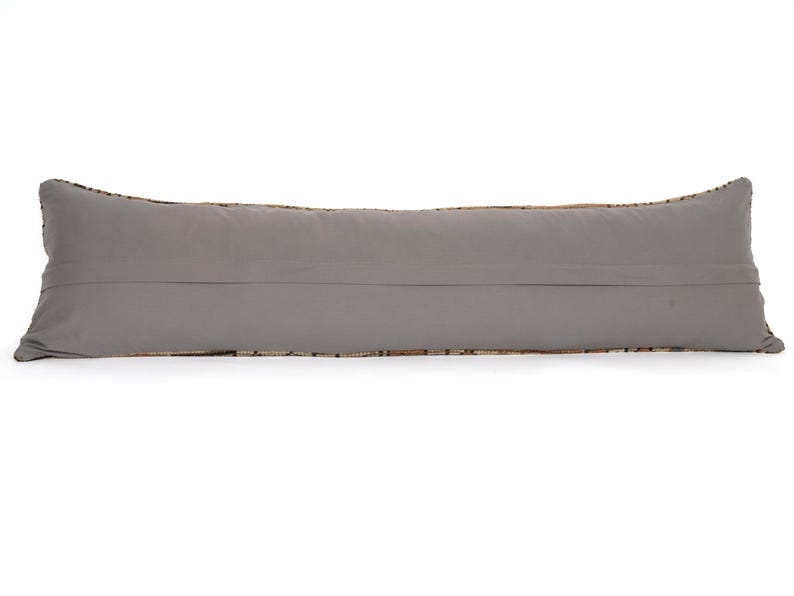 Long Pillow for Bed, Extra Long Pillow, Lumbar Throw Pillow, Boho ...