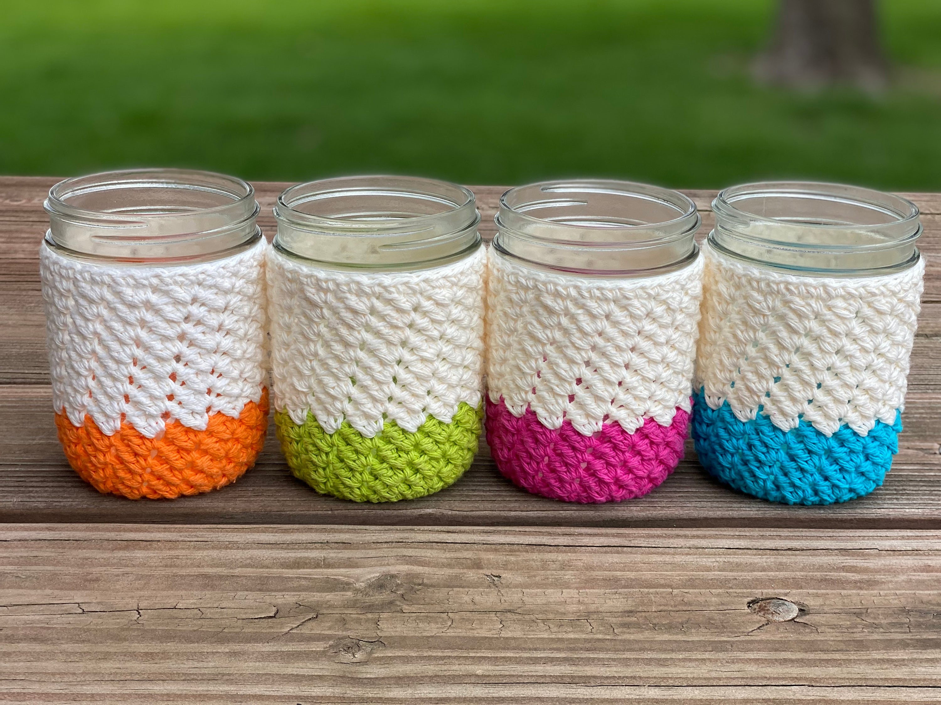 Color Block Mason Jar Cozy Bundle - Etsy