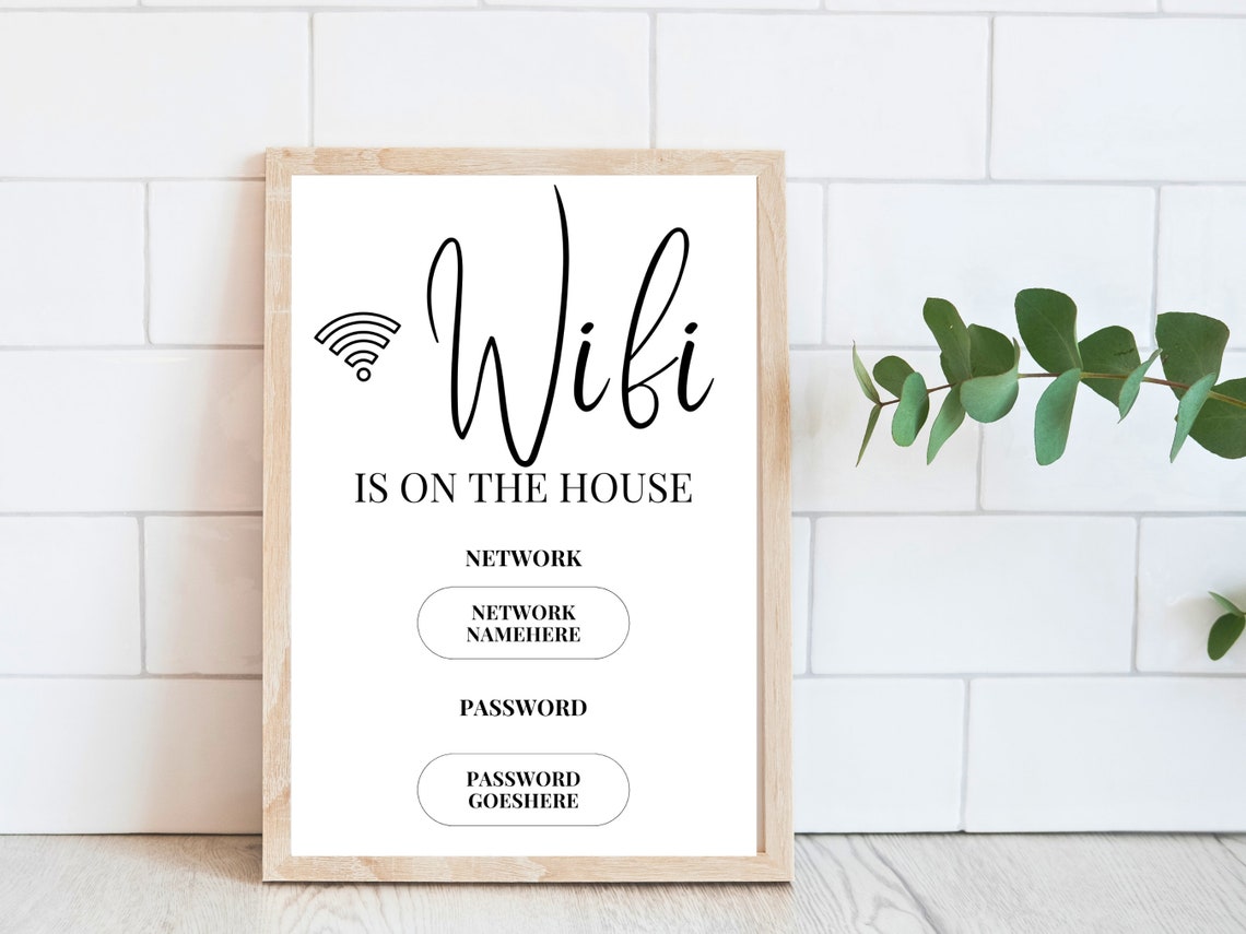 Airbnb Signs Airbnb Printable Signs Airbnb Host Bundle Airbnb Template ...