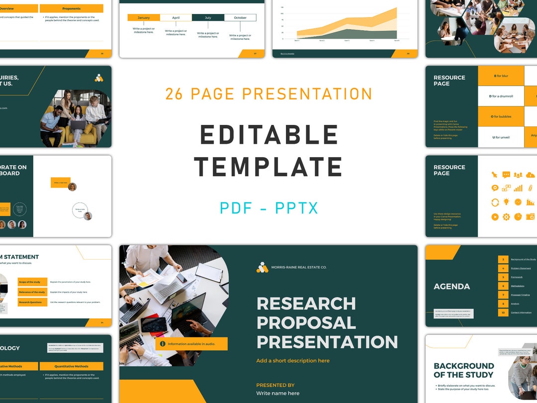 Research Proposal Editable Powerpoint Presentation Template Showcase ...