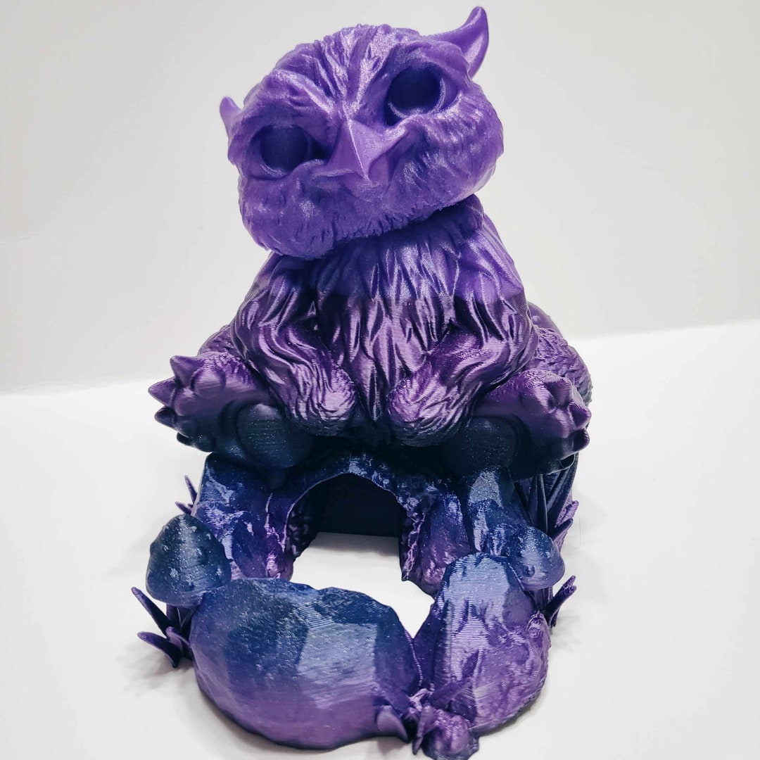 Fate's End 3D Printed Owlbear Cub D&D Dice Tower - Custom Color ...