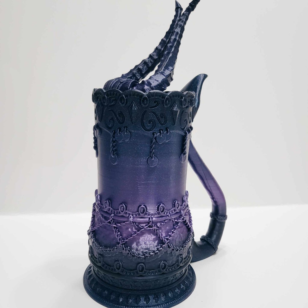 3D Printed Tiefling Demon-blooded D&D 16oz Can Cozie - Choose Your Own ...