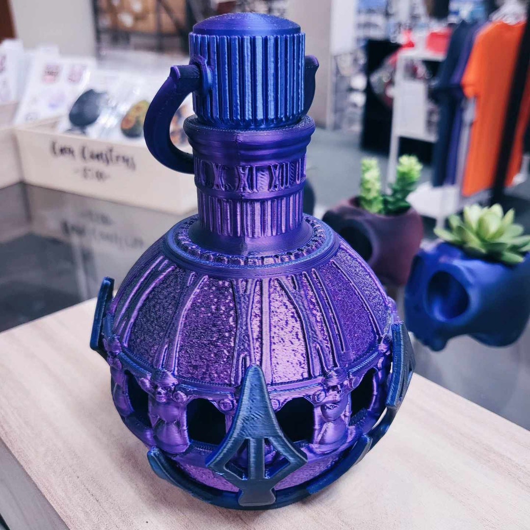 3D Printed Potion Bottle Dice Vault Holder - Your Choice of Color ...