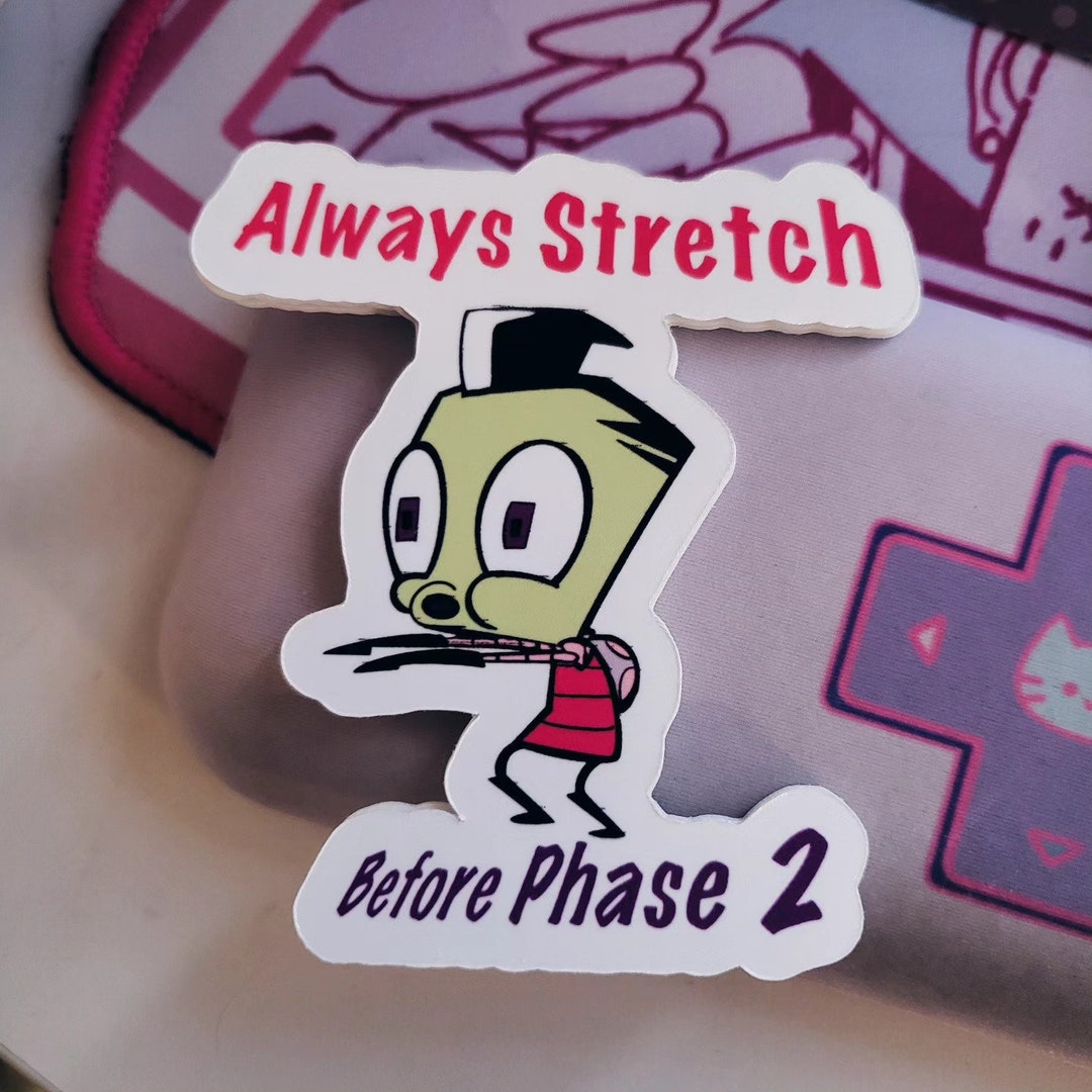 Invader Zim Fanart Handmade Sticker Inspired by Enter the Florpus Movie ...