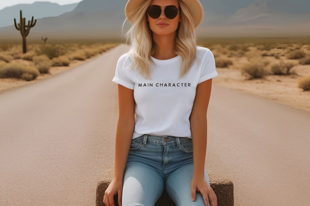 Main Character Shirt – Inspirational, Motivational Tee | Gaming Funny ...