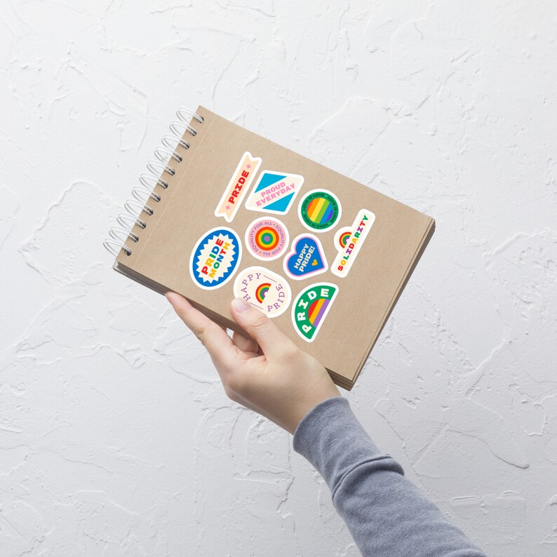 LGBTQ PRIDE Stickers | Pride Month | Pride Stickers | Solidarity | Ally ...