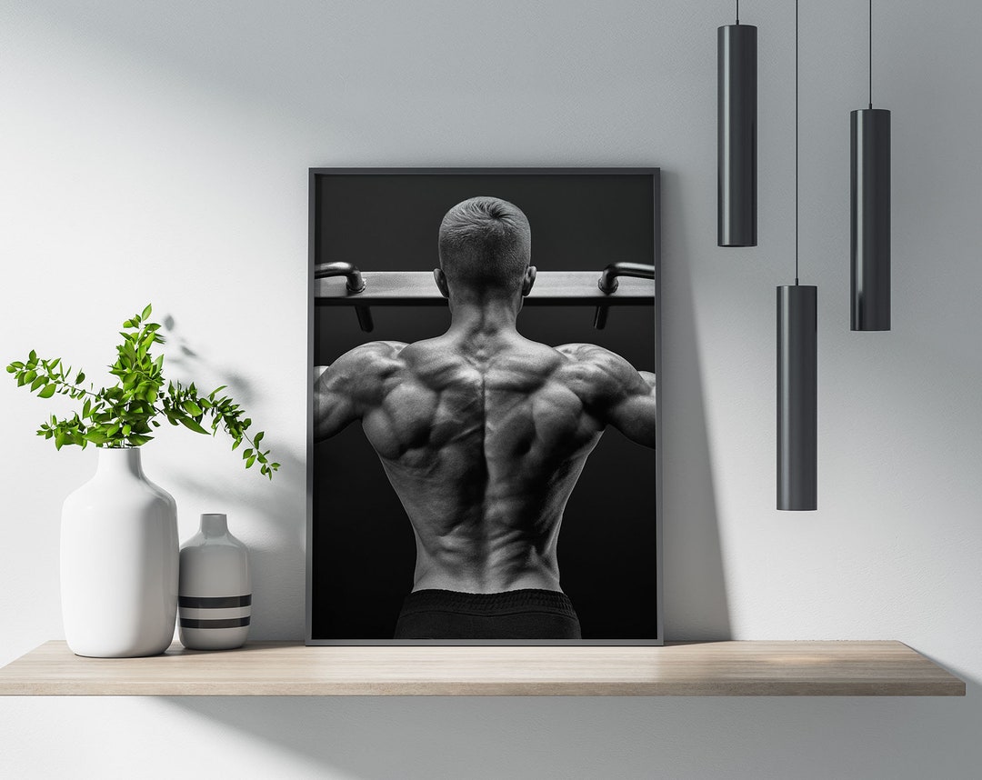 Back Muscles Photography Print: Fitness & Exercise Wall Art - Etsy