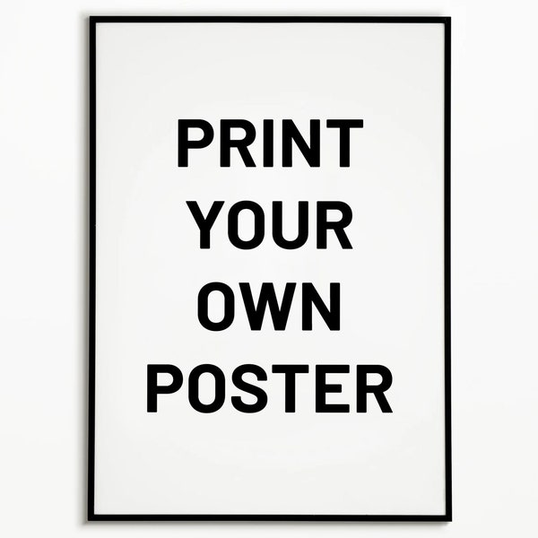 Personalized Poster - Etsy