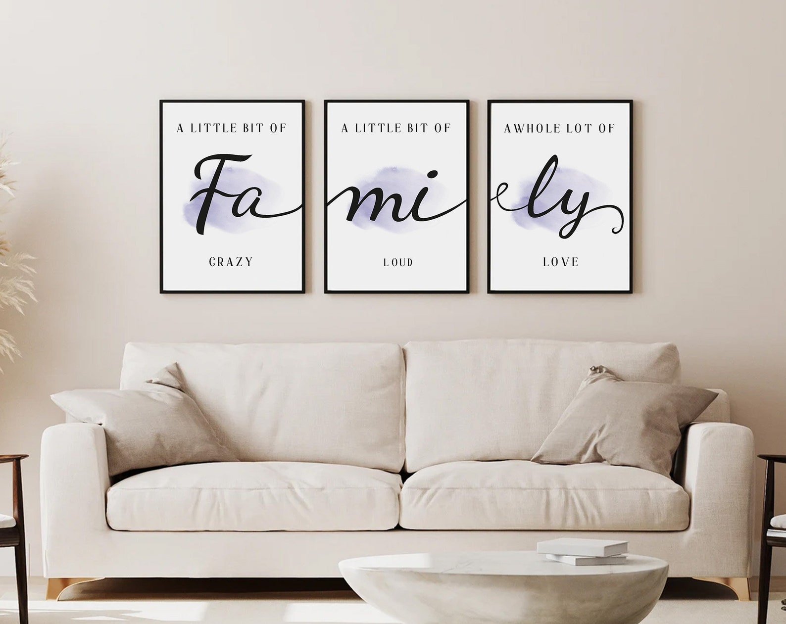 Family Wall Decor, Set of 3 Posters,family Prints, Family Quote, Home Signs, Home Wall Decor ...