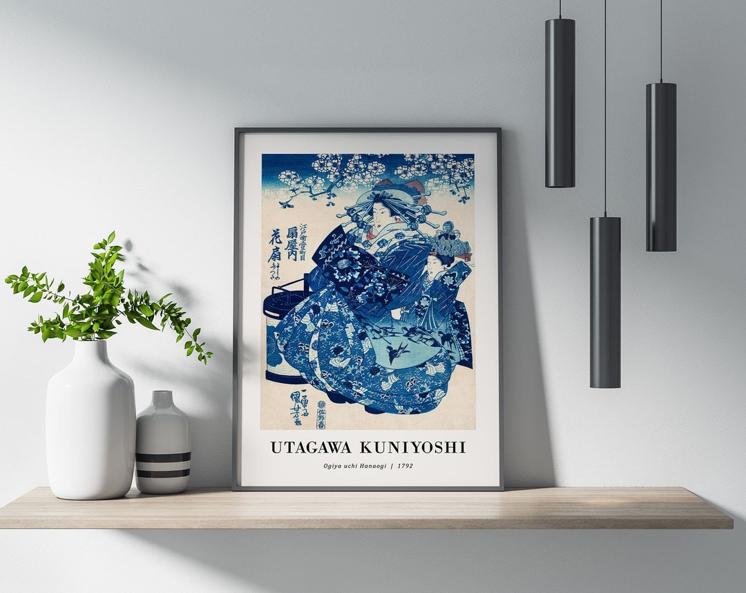 Ogiya Uchi Hanaogi by Utagawa Kuniyoshi Poster, =wall Art, Poster Print ...