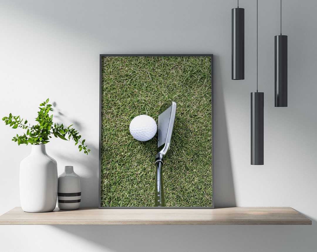 Golfer Putting Poster, Poster, Wall Art, Poster Print, Wall Decor ...