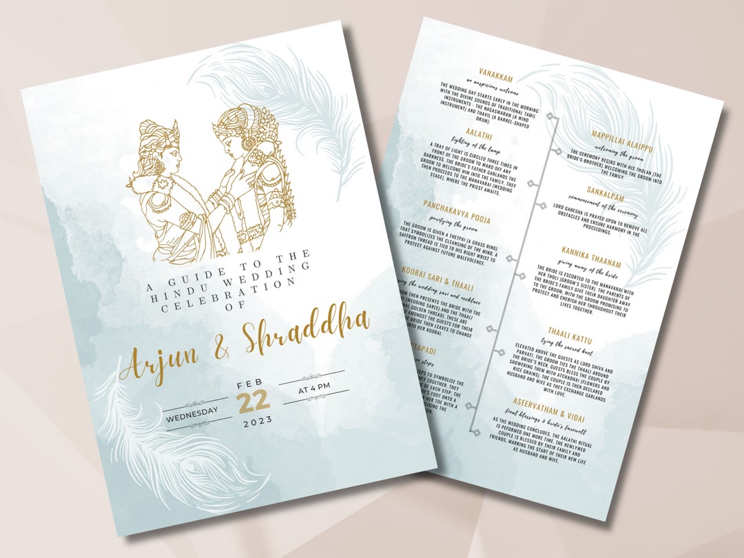 Tamil Hindu Wedding Program | Indian Sri-lankan Tamil Wedding Kalyanam ...