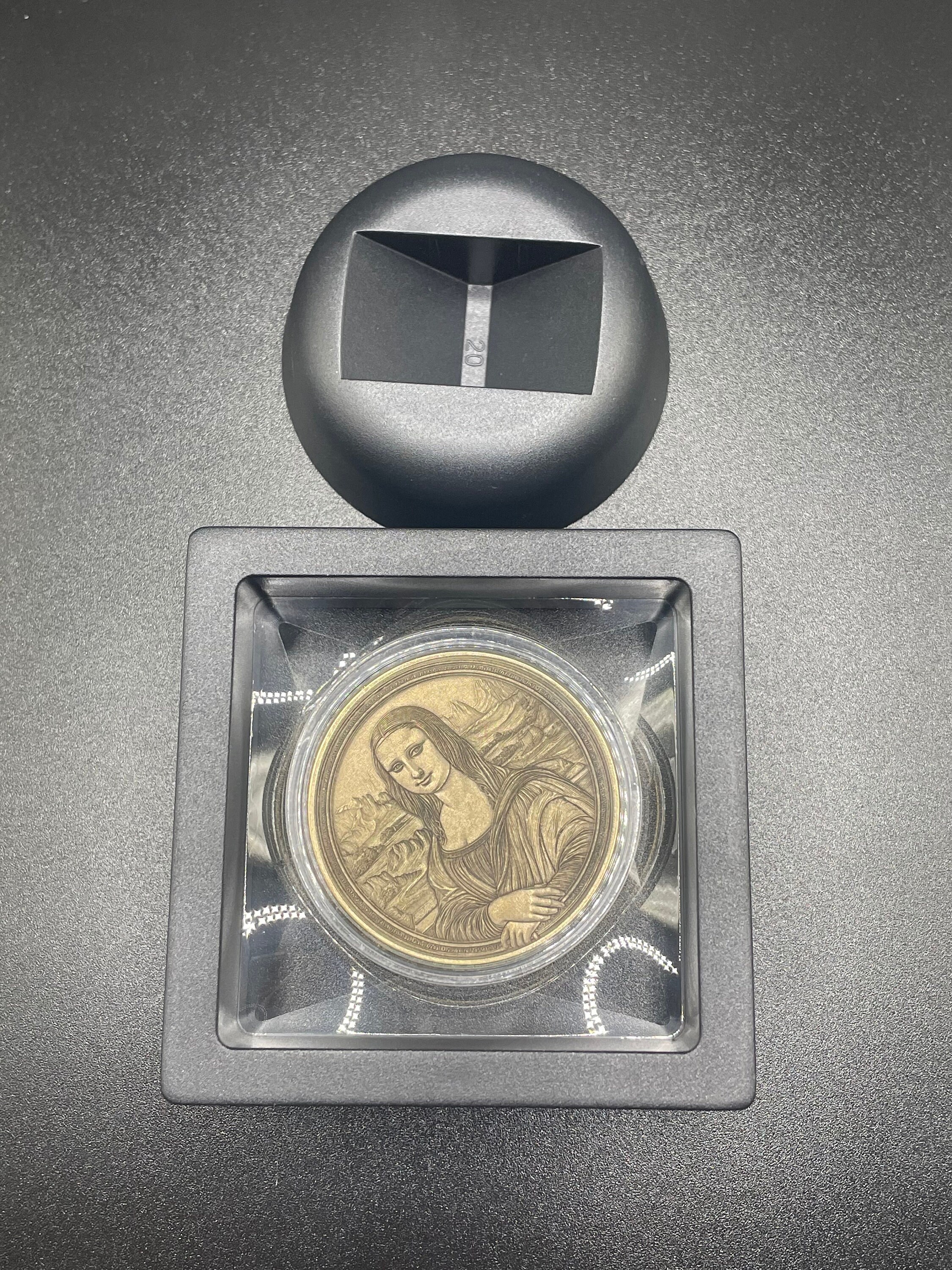 3D Floating Display Case for 40mm and 50mm Coins - Showcase Your ...