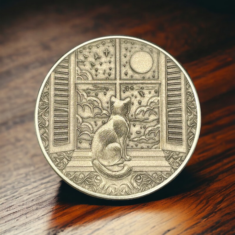 Money Cat Coins - Etsy