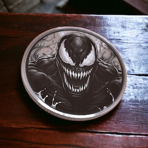 Venom Unleashed - 50mm Stainless Steel Collector's Coin (double-sided ...