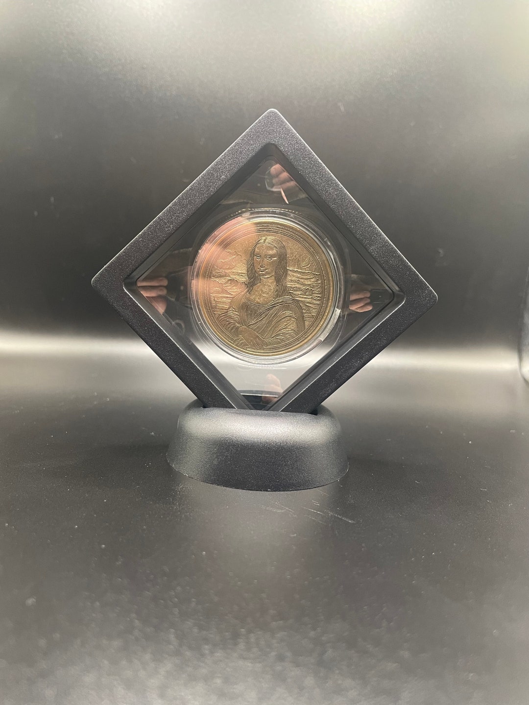 3D Floating Display Case for 40mm and 50mm Coins - Showcase Your ...