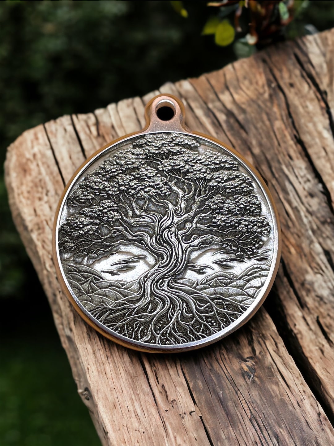 Eternal Roots - Tree of Life Brass Pendant - Etsy
