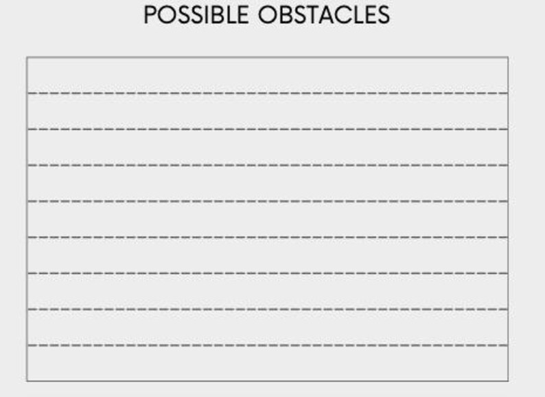 Goal-setting Action Planner | Printable Goal Planner | Productivity ...
