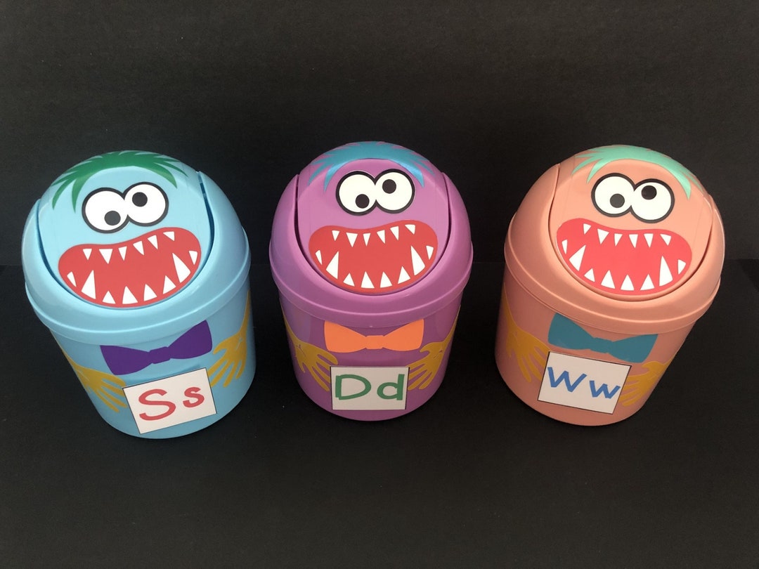 Alphabet Munchie Monster for Learning Letter Sounds - Etsy