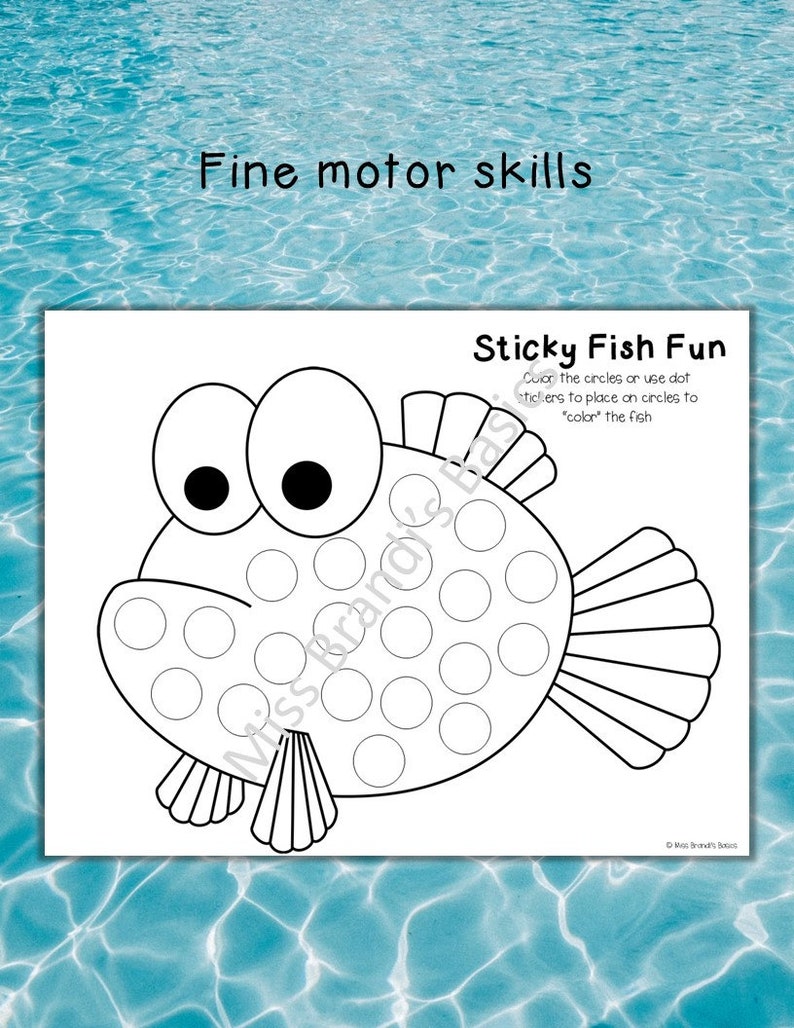Preschool Under the Sea Themed Worksheets Digital Download - Etsy