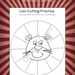Preschool Circus Themed Worksheets Digital Download - Etsy