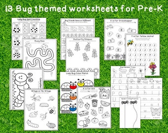 Preschool Under the Sea Themed Worksheets Digital Download - Etsy
