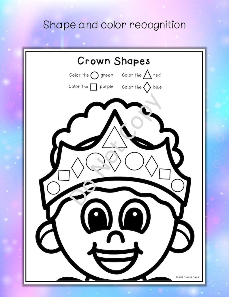 Preschool Fairy Tale Themed Worksheets Digital Download - Etsy