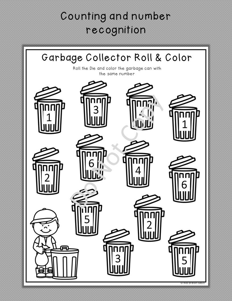 Preschool Community Helpers Themed Worksheets Digital Download - Etsy