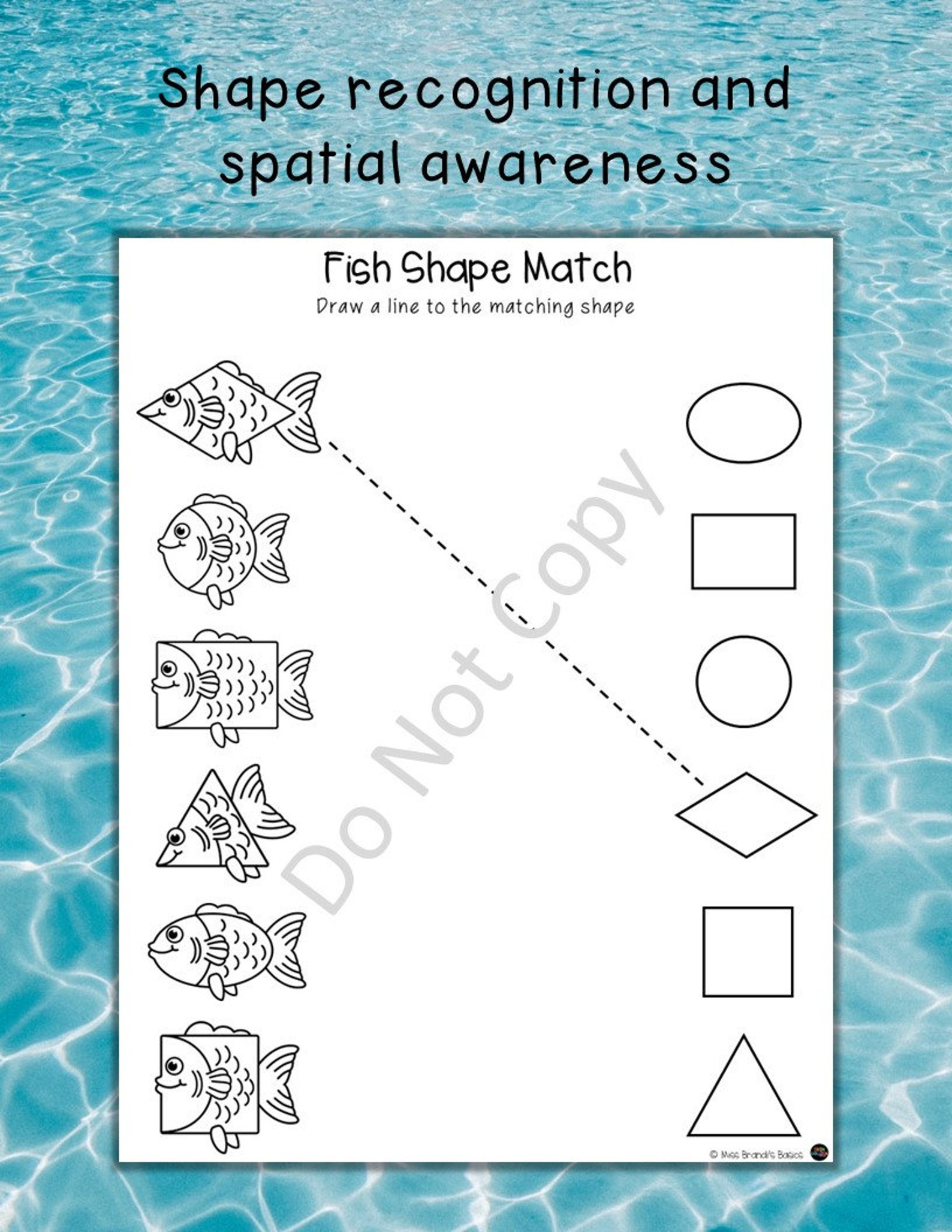 Preschool Under the Sea Themed Worksheets Digital Download - Etsy