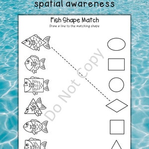 Preschool Under the Sea Themed Worksheets Digital Download - Etsy