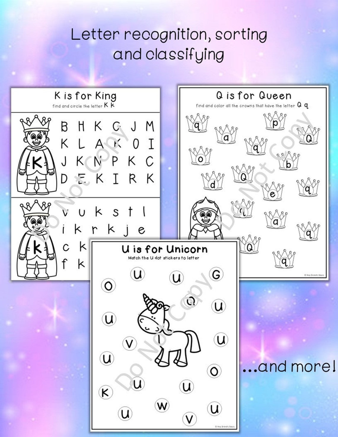 Preschool Fairy Tale Themed Worksheets Digital Download - Etsy
