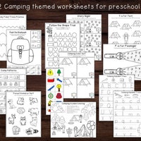 Compass Craft Activity & Writing Prompt: Camping Theme (digital ...