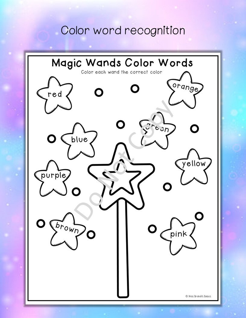Preschool Fairy Tale Themed Worksheets Digital Download - Etsy