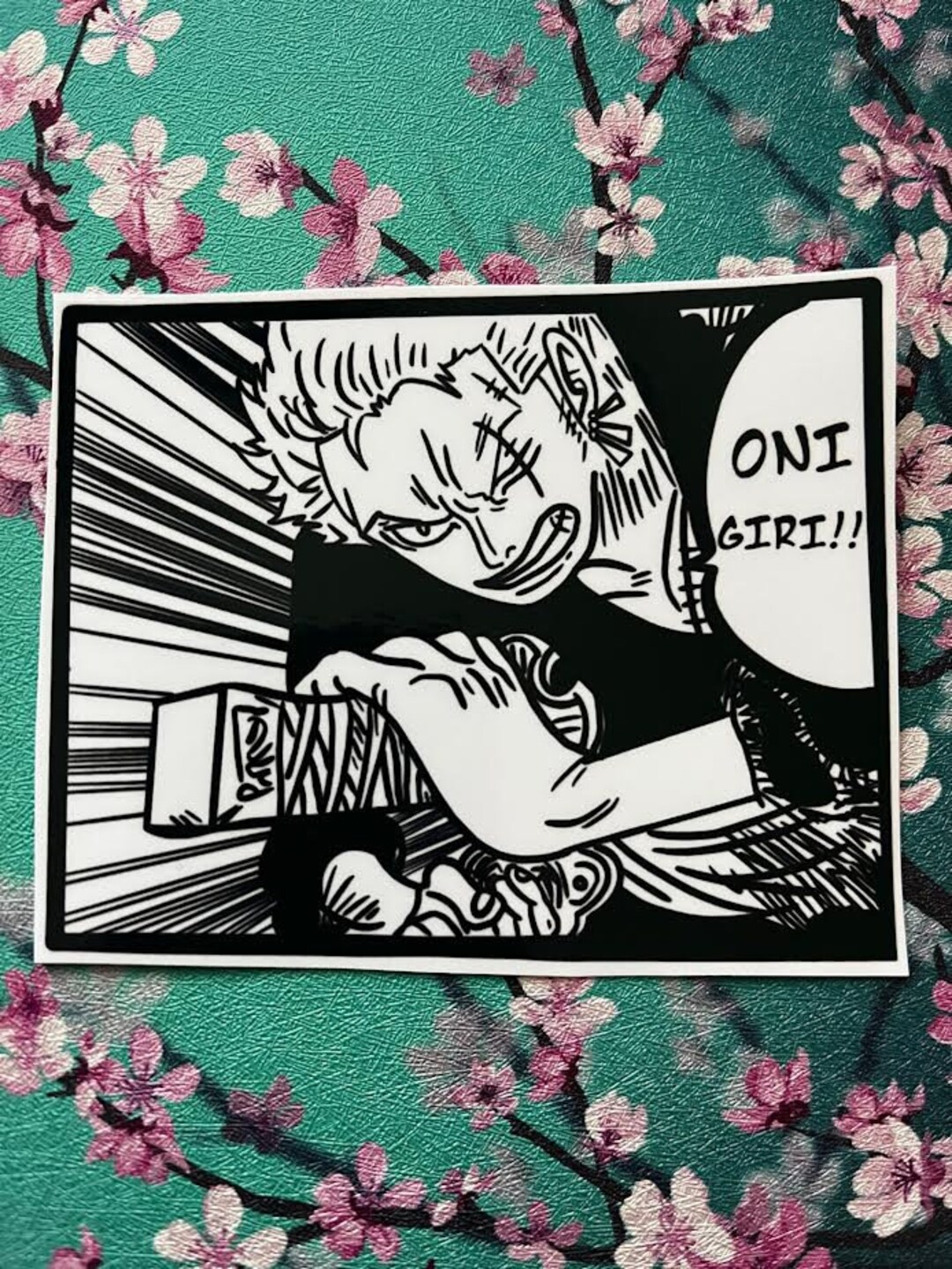 Zoro Onigiri Sticker - Etsy
