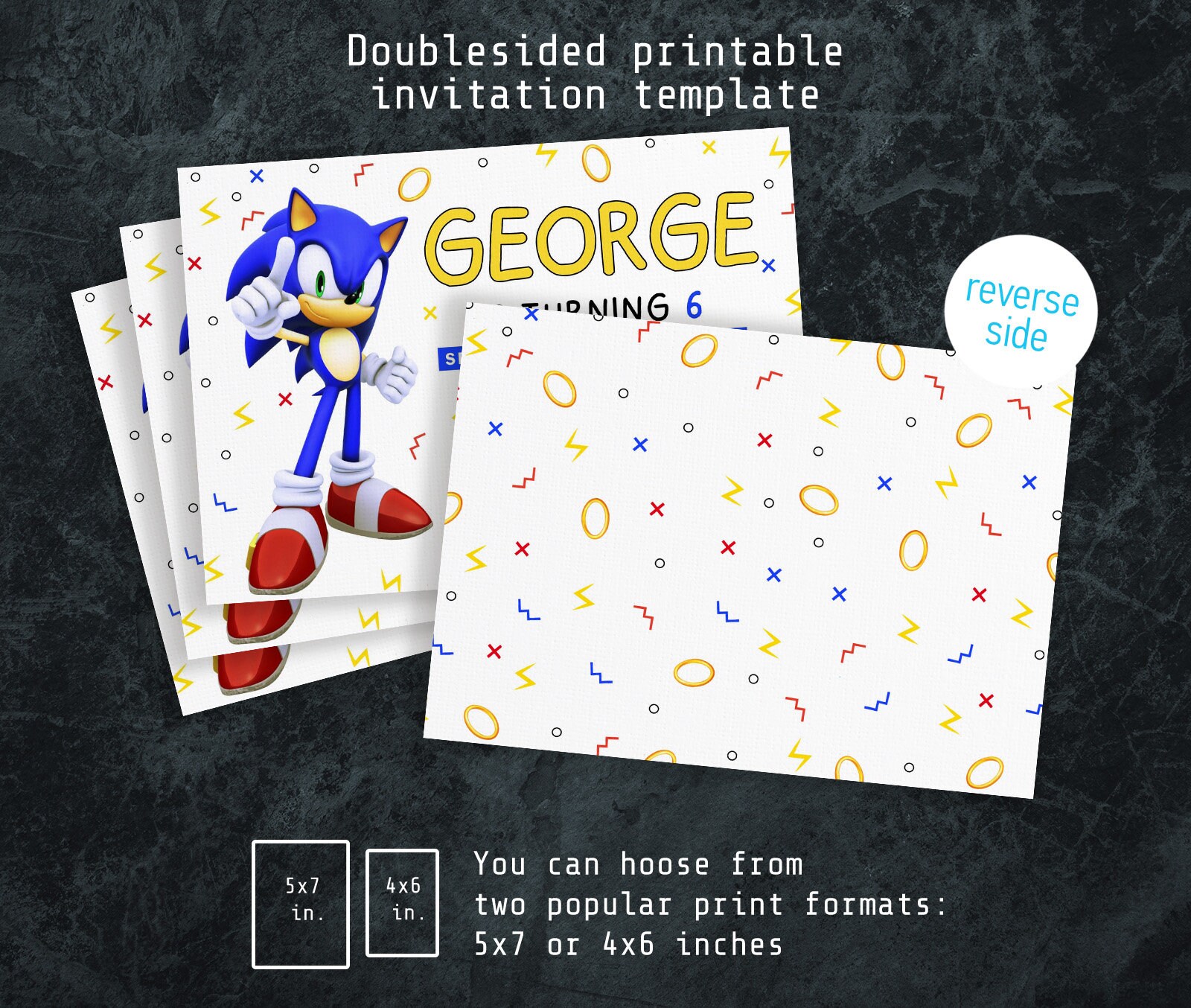 Printable Birthday Invitation, Gamer Invitation, Editable Invite ...