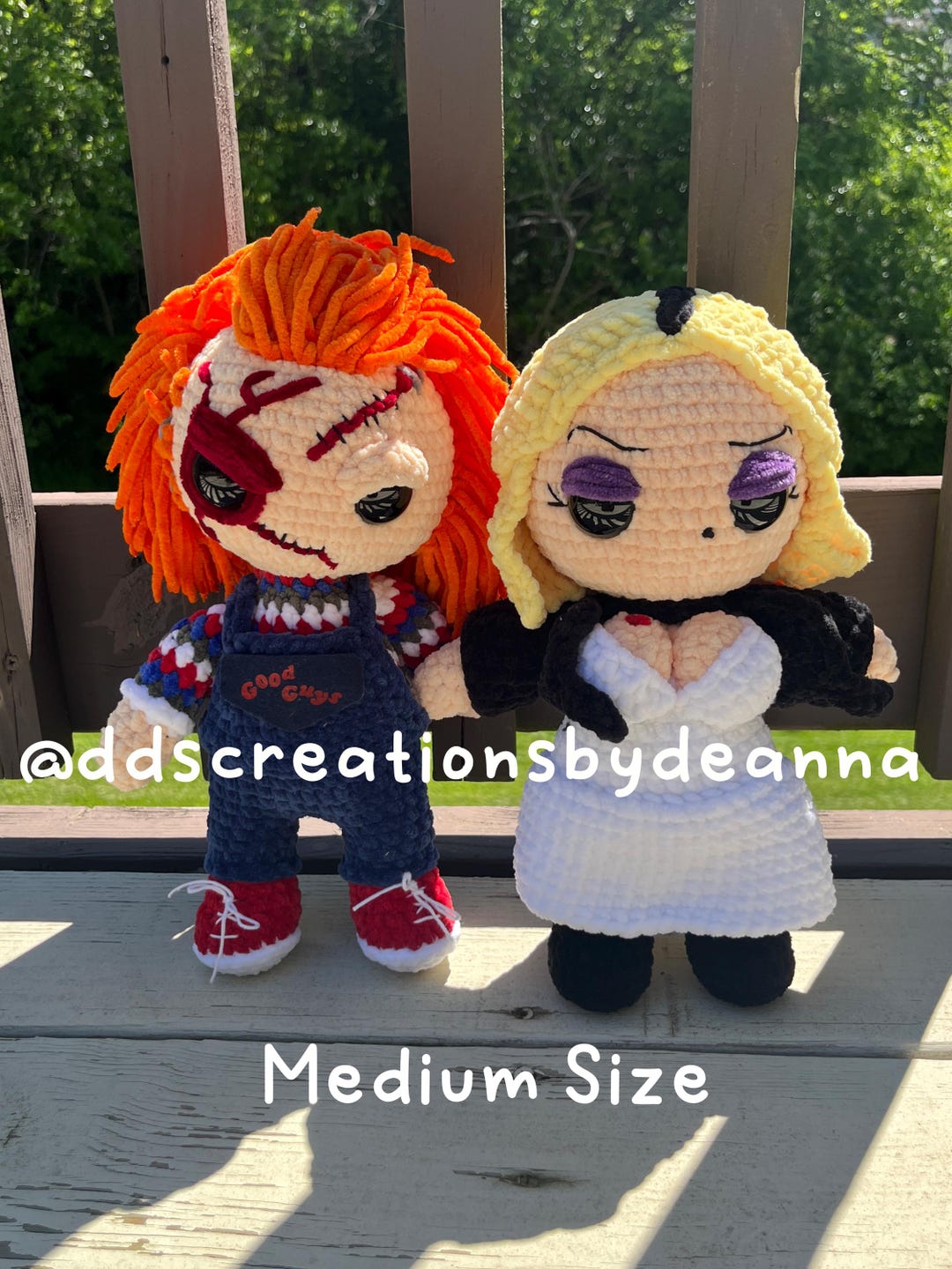 SLASHER DOLL and BRIDE Bundle | Amigurumi Crochet Plushies Bundle ...