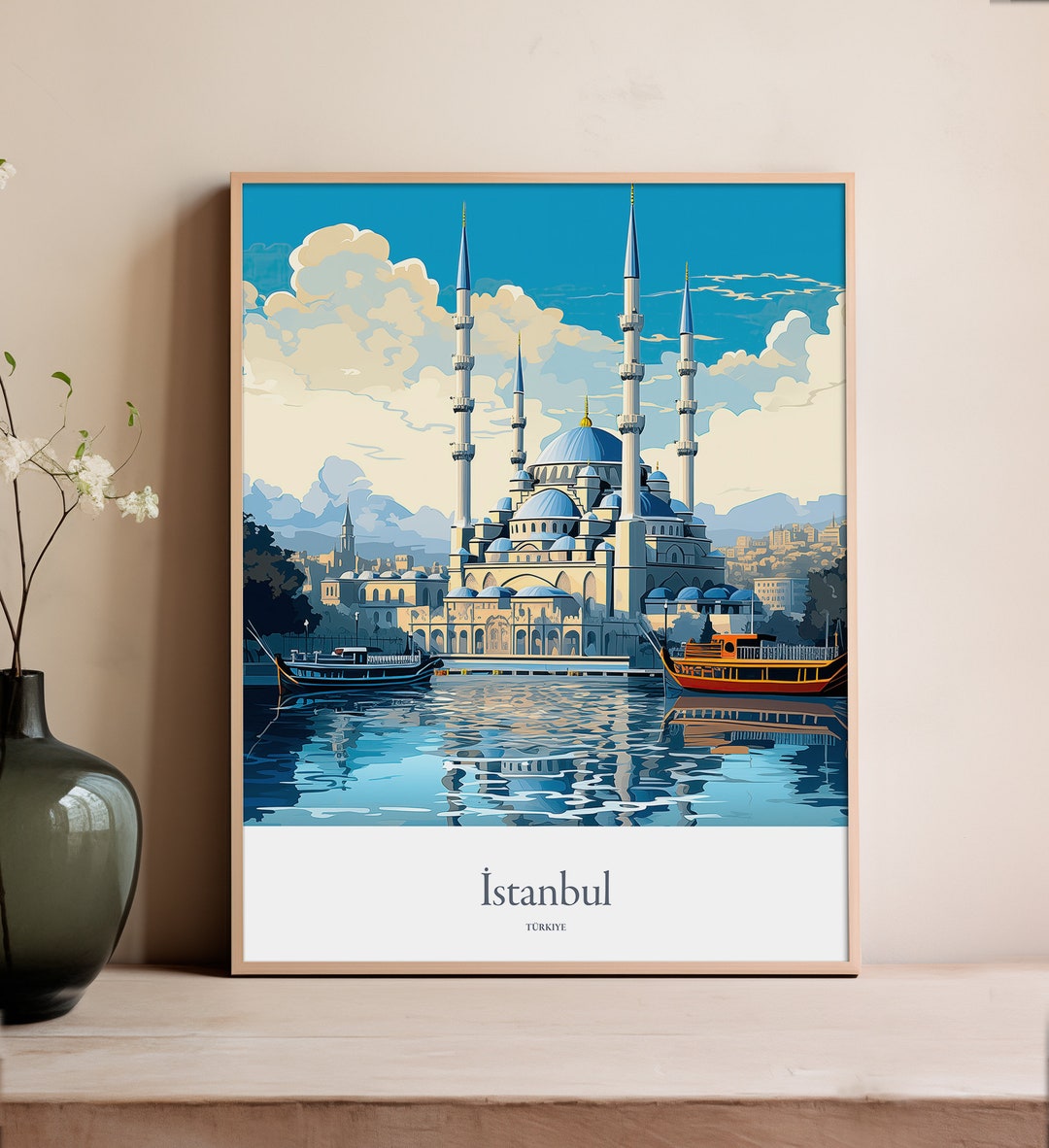 Istanbul Print Istanbul Poster Istanbul Gift Turkey Souvenir Istanbul ...