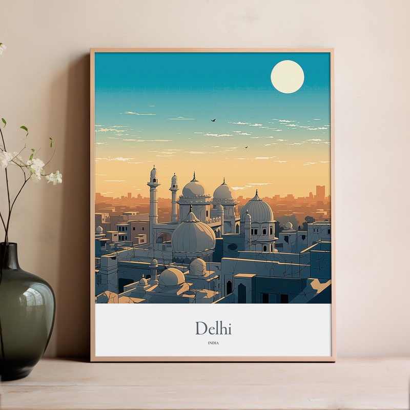 Delhi Poster - Etsy