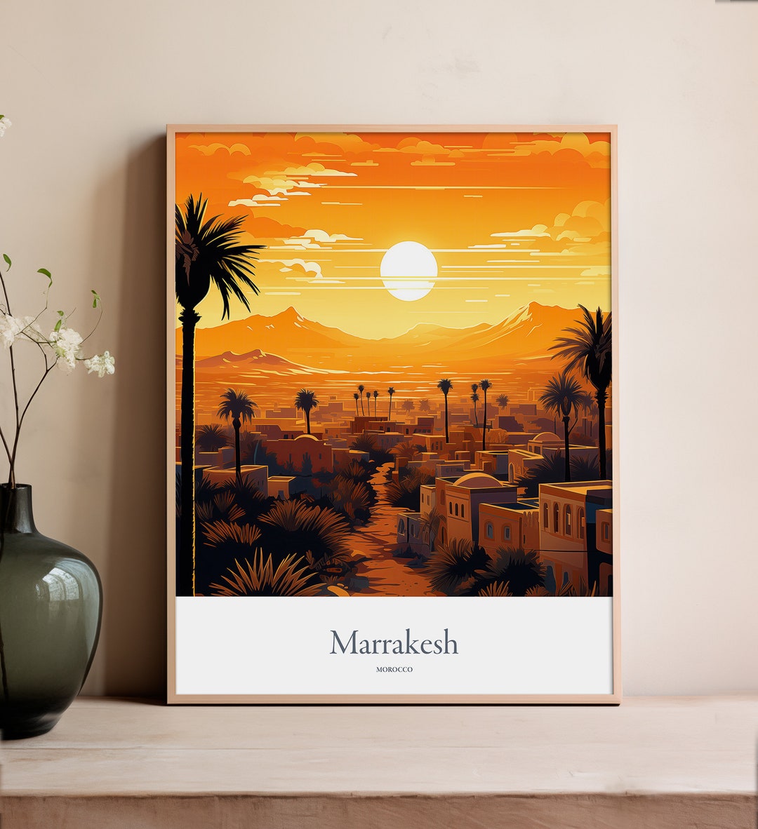 Marrakesh Print Marrakesh Poster Marrakesh Gift Morocco Souvenir ...