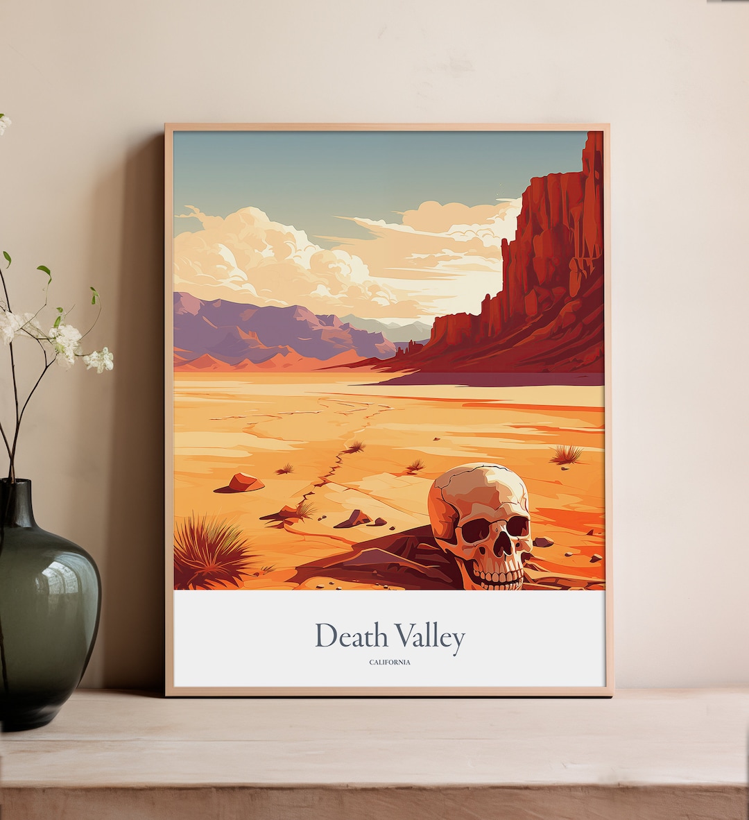 Death Valley Print Death Valley Poster Death Valley Gift California ...