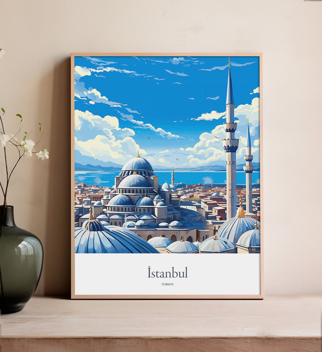 Istanbul Print Istanbul Poster Istanbul Gift Turkey Souvenir Istanbul ...