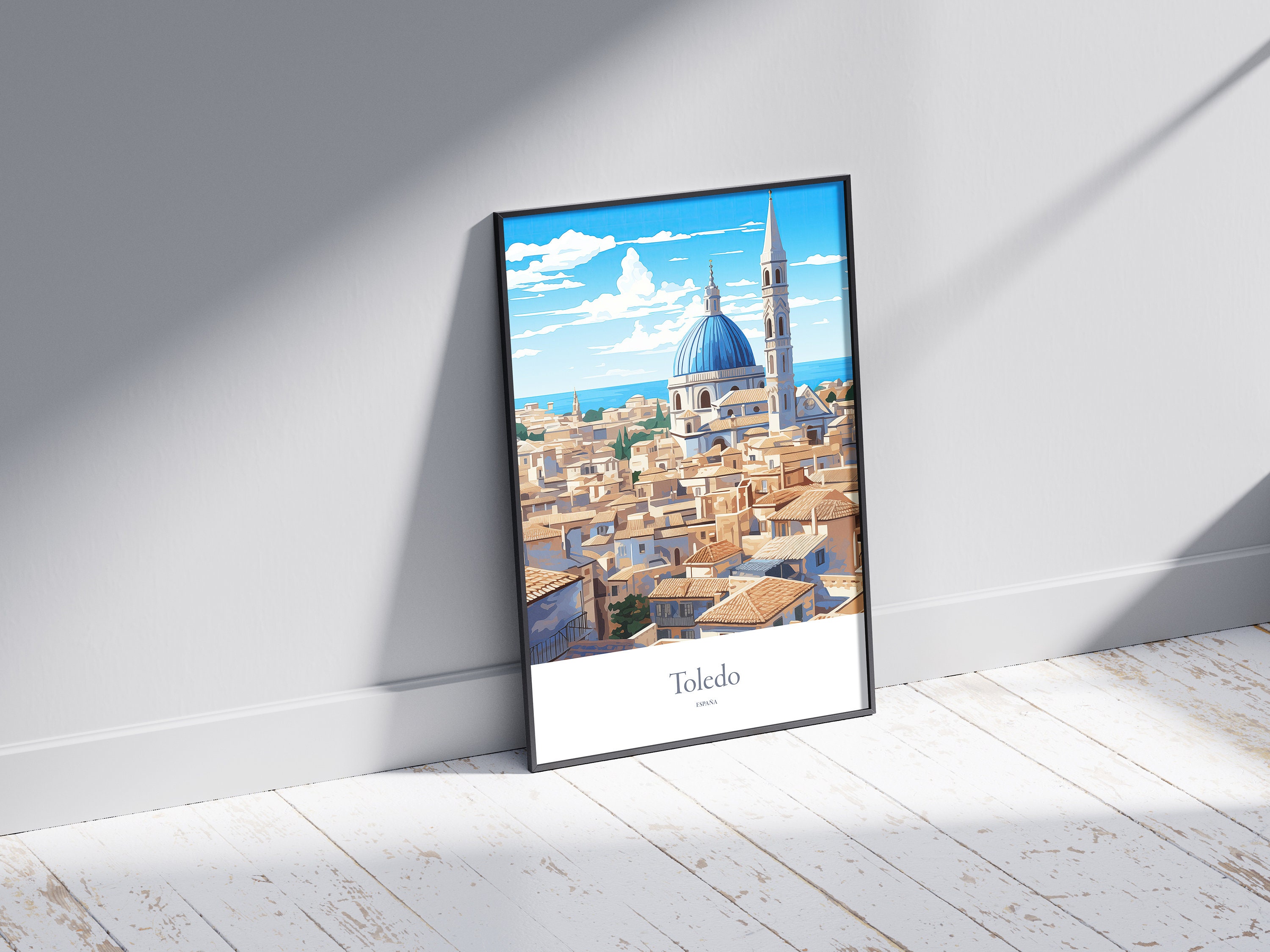 Toledo Print Toledo Poster Toledo Gift Spain Souvenir Toledo Wall Art ...