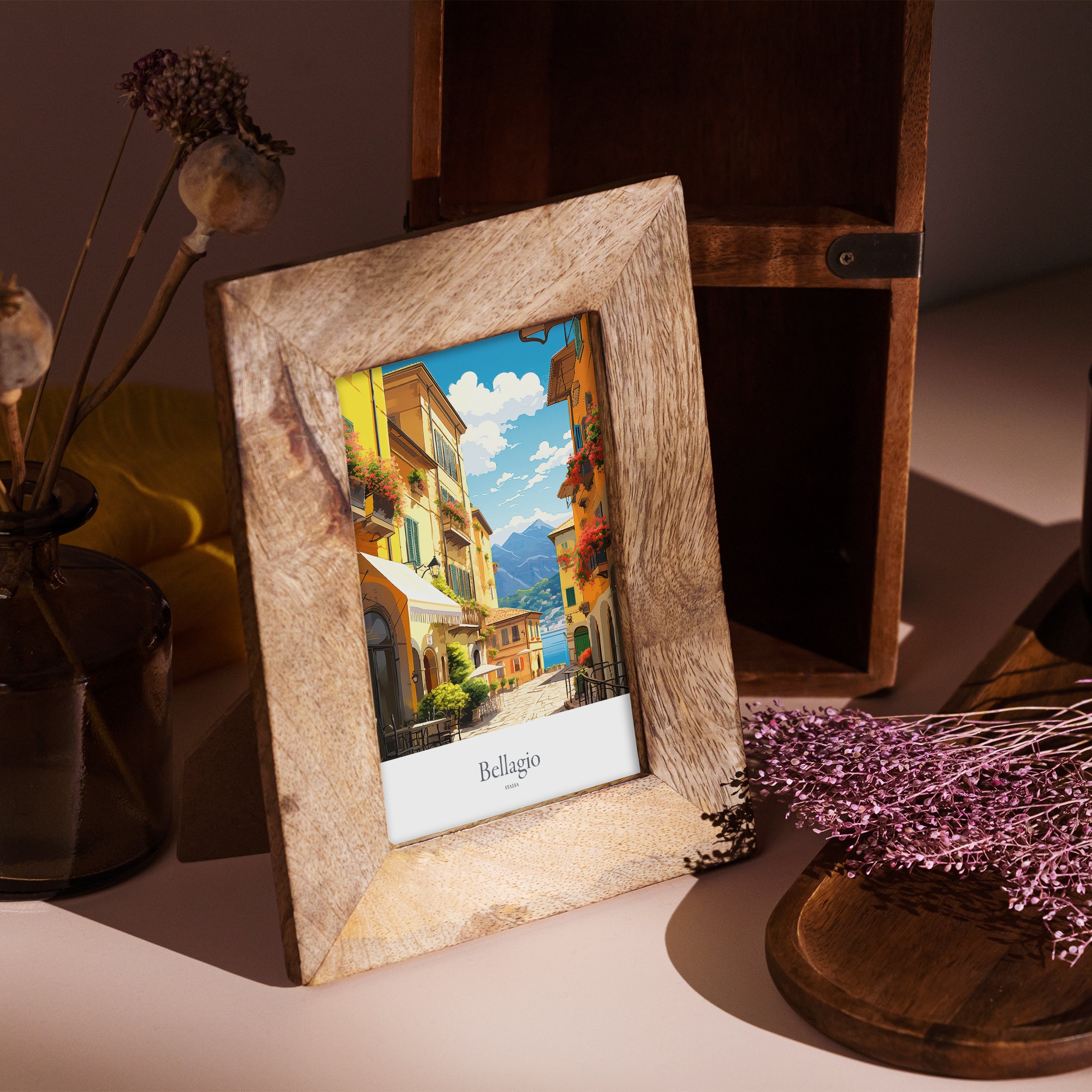 Bellagio Print Bellagio Poster Bellagio Gift Italy Souvenir Bellagio ...