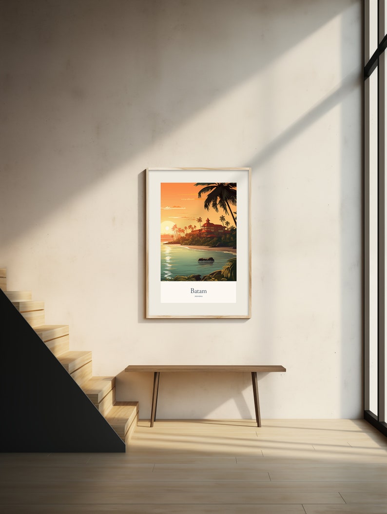 Batam Print Batam Poster Batam Gift Indonesia Souvenir Batam Wall Art ...