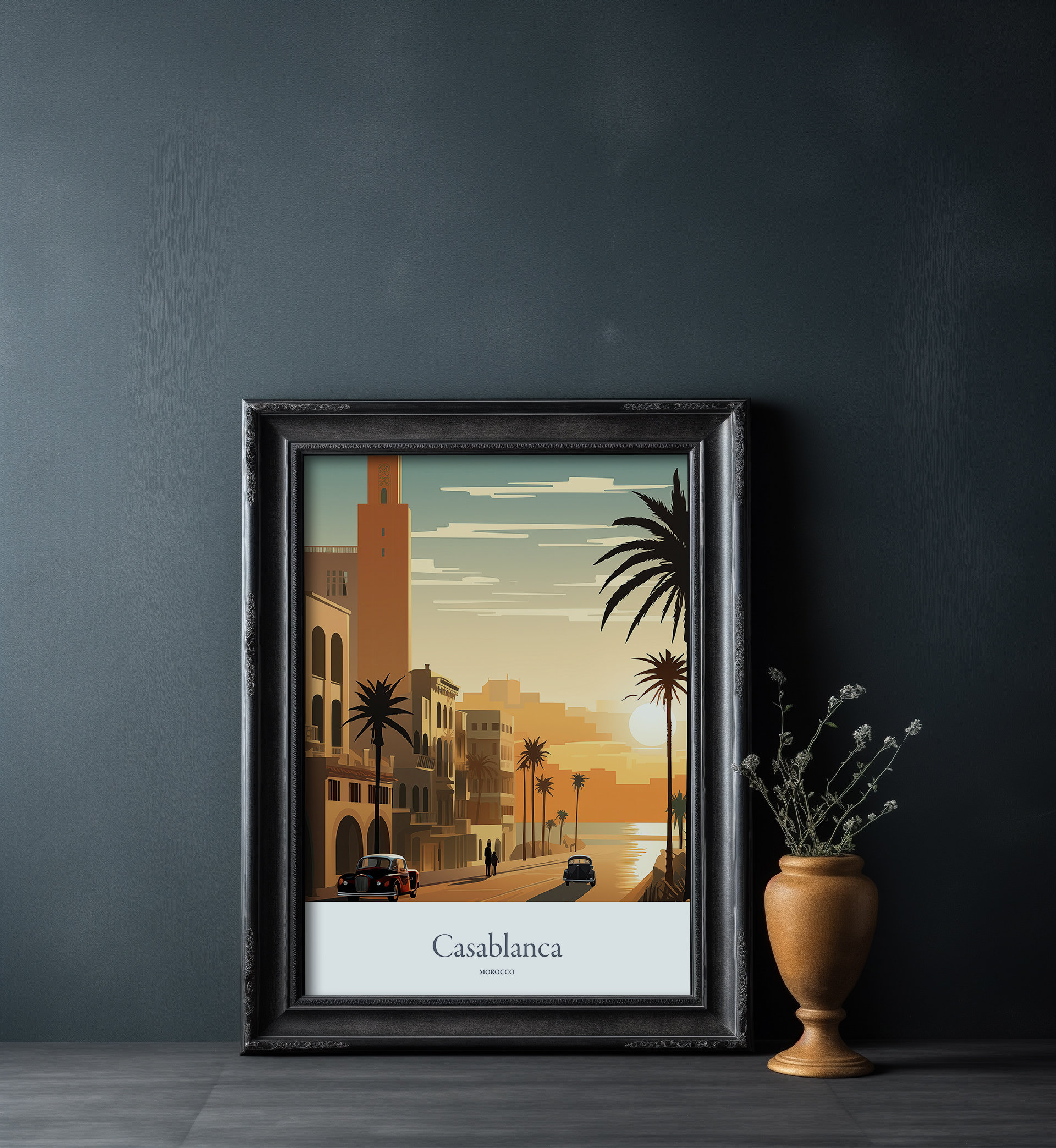 Casablanca Print Casablanca Poster Casablanca Gift Morocco Souvenir Casablanca Wall Art ...