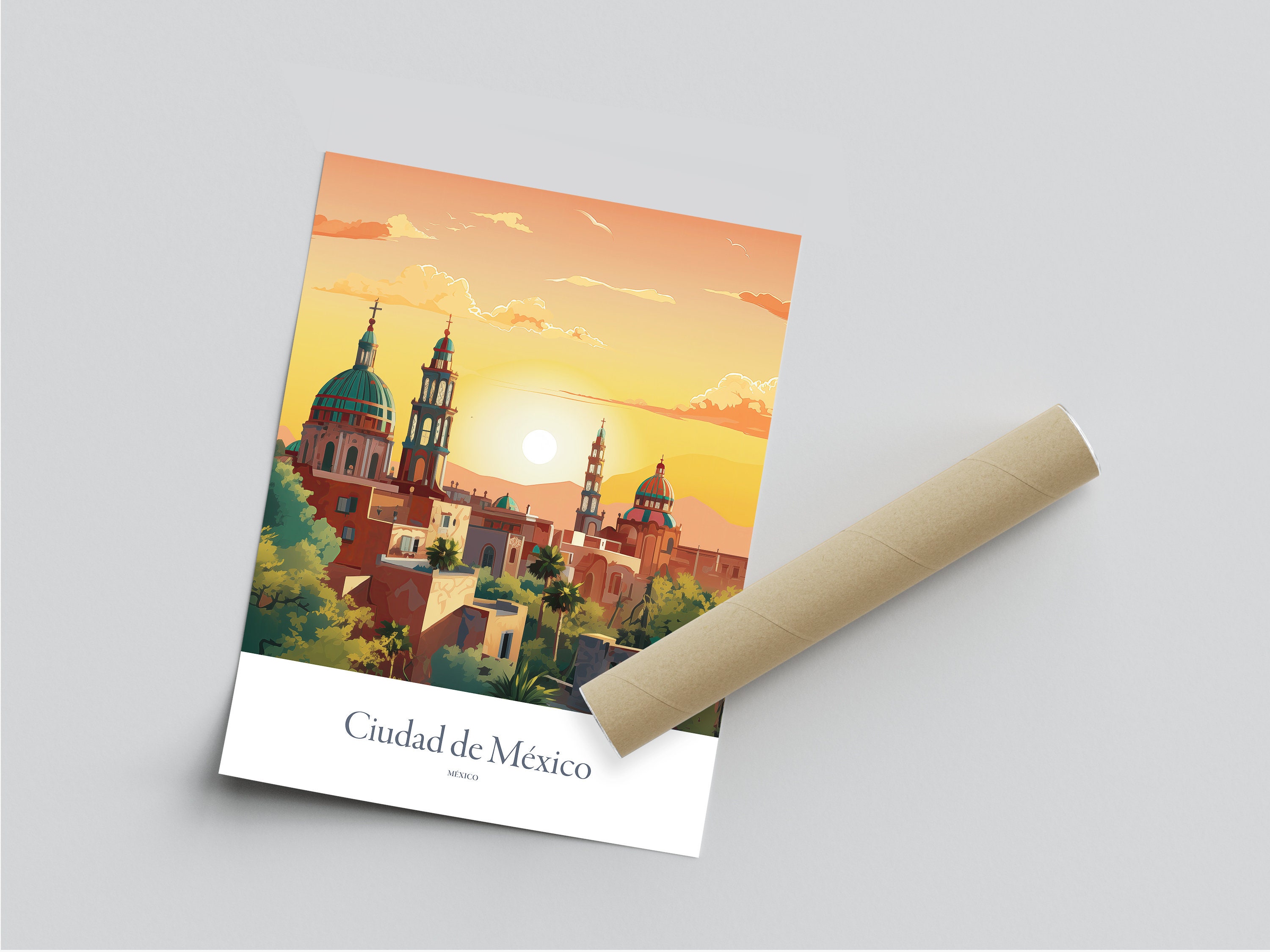 Mexico City Print Mexico City Poster Mexico City Gift Mexico Souvenir ...