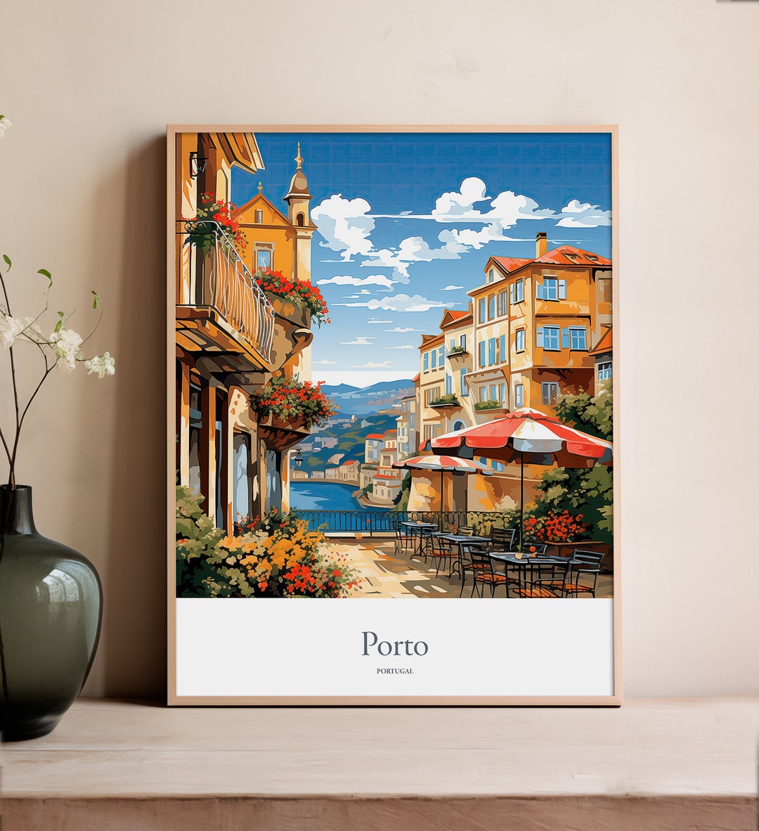 Porto Print Porto Poster Porto Gift Portugal Souvenir Porto Wall Art ...