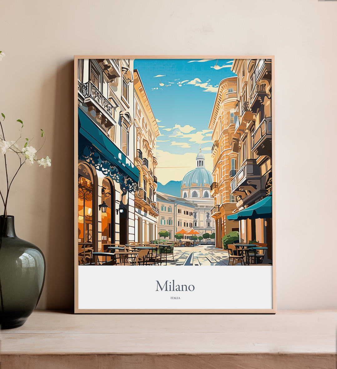 Milan Print Milan Poster Milan Gift Italy Souvenir Milan Wall Art Milan ...