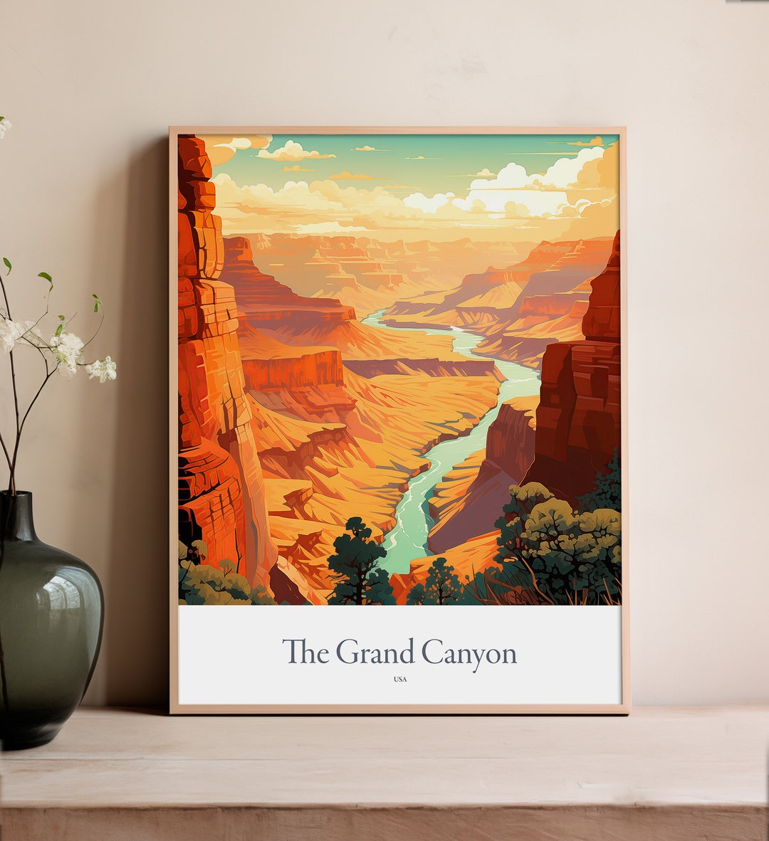 Grand Canyon Print Poster Grand Canyon Gift USA Souvenir Grand Canyon ... Grand Canyon Print Poster Grand Canyon Gift USA Souvenir Grand Canyon ...