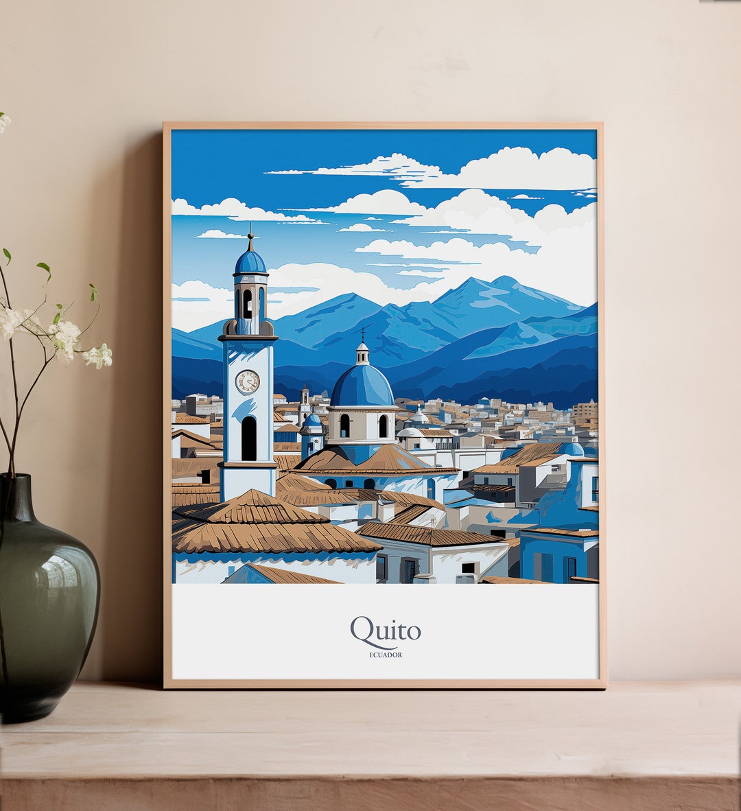 Quito Print Quito Poster Quito Gift Ecuador Souvenir Quito Wall Art Quito Travel Poster - Etsy